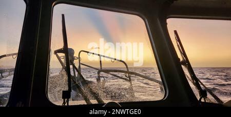Responders aboard a Station Apra Harbor 45-foot Response Boat-Medium ...