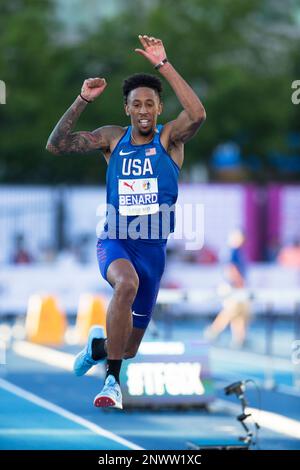Chris Benard (USA). Triple Jump men, Final. IAAF World Championships ...
