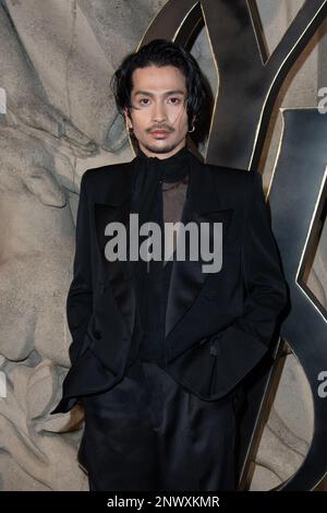Daiki Tsuneta attending the Saint Laurent Womenswear Fall Winter 2023-2024 show as part of Paris ...