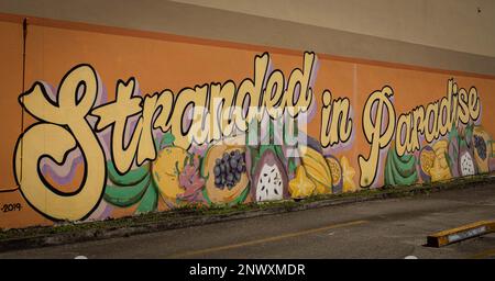 A Guam street art mural is displayed at various locations on Guam, Jan ...