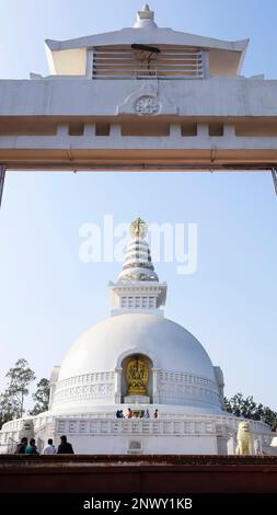 INDIA, BIHAR, NALANDA, February 2023, Tourist at India's First Glass ...