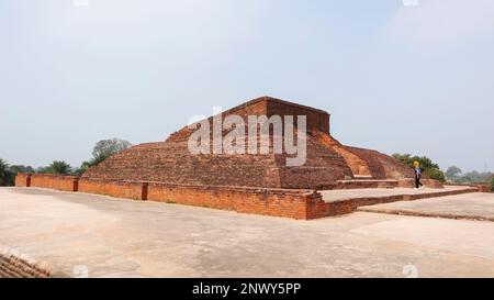 INDIA, BIHAR, NALANDA, February 2023, Tourist at India's First Glass ...