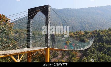 INDIA, BIHAR, NALANDA, February 2023, Tourist at India's First Glass ...