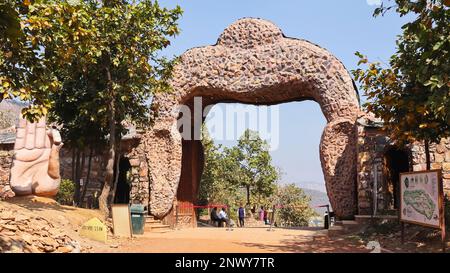 INDIA, BIHAR, NALANDA, February 2023, Tourist at India's First Glass ...