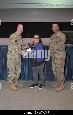 Col. Craig Drescher, 908th Airlift Wing commander, left, and Chief ...