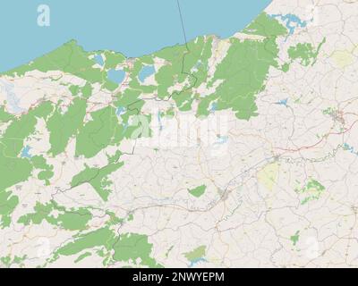 Jendouba, governorate of Tunisia. Open Street Map. Locations and names ...