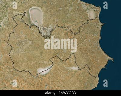 Mahdia, governorate of Tunisia. High resolution satellite map ...