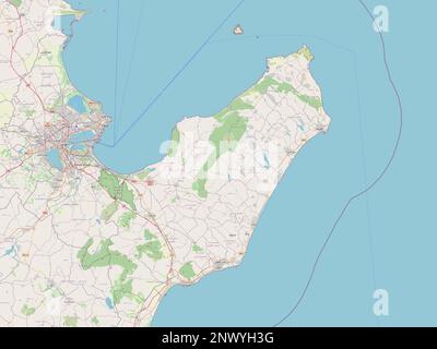 Nabeul, governorate of Tunisia. Open Street Map. Locations of major ...