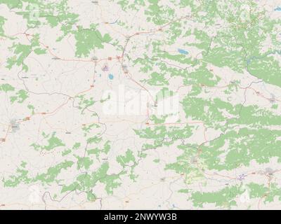 Amasya, province of Turkiye. Open Street Map. Locations and names of ...