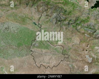 Batman, province of Turkiye. High resolution satellite map. Locations ...