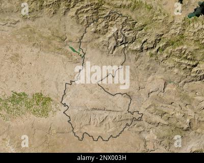 Batman, province of Turkiye. Low resolution satellite map. Locations ...