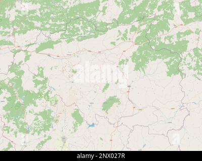 Cankiri, province of Turkiye. Open Street Map. Locations and names of ...