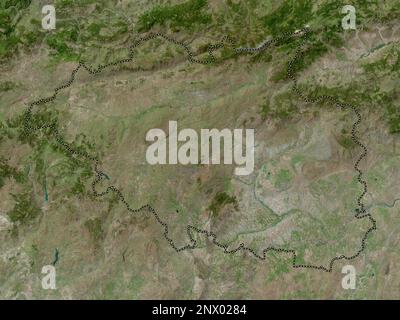 Cankiri, province of Turkiye. High resolution satellite map. Locations ...