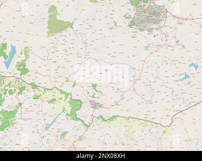 Kilis, province of Turkiye. Open Street Map. Locations and names of ...