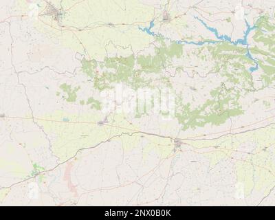 Mardin, province of Turkiye. Open Street Map. Locations and names of ...