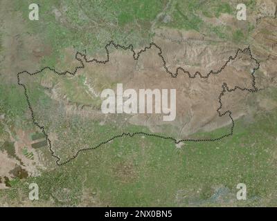 Mardin, province of Turkiye. High resolution satellite map. Locations ...