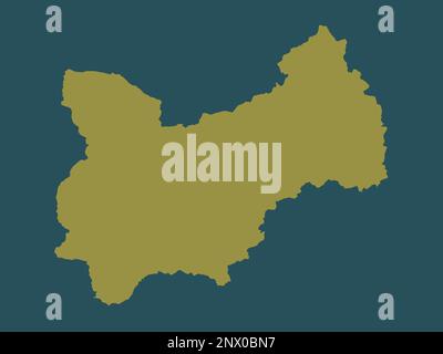 Mus, province of Turkiye. Solid color shape. Locations and names of ...