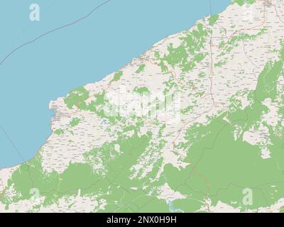 Zonguldak, province of Turkiye. Open Street Map. Locations and names of ...