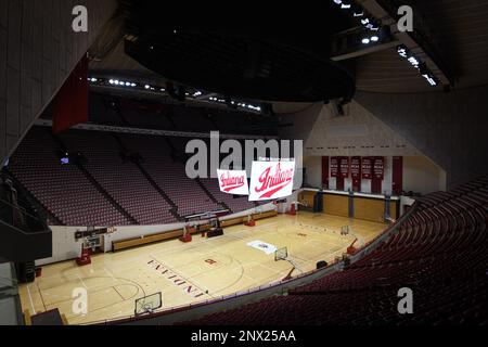 General overall view of Simon Skjodt Assembly Hall on the campus of the ...
