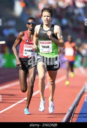 Ben True aka Benjamin True (USA) places fifth in the 5,000m in 13:16.48 ...