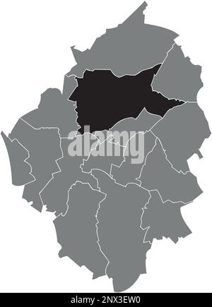 Locator map of the CHARLEROI MUNICIPALITY, CHARLEROI Stock Vector Image ...