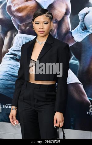 HOLLYWOOD, CALIFORNIA - FEBRUARY 27: (L-R) Storm Reid and Robyn Simpson ...
