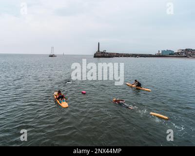 Strongman Ross Edgley is bidding to become the first man to swim around ...