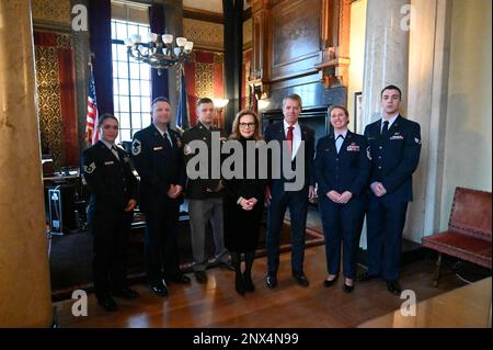 Senior Airman Corey Weber, Staff Sgt. Alica Bushhousen, Master Sgt ...