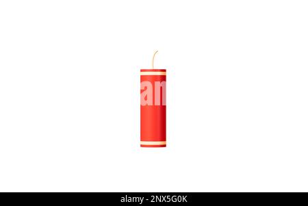 Firecrackers with red background, Red Spring Festival theme scene, 3d ...