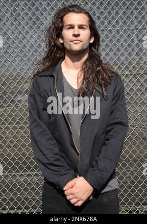 May 13, 2018: Drummer Aric Improta of the band The Fever 333 poses ...