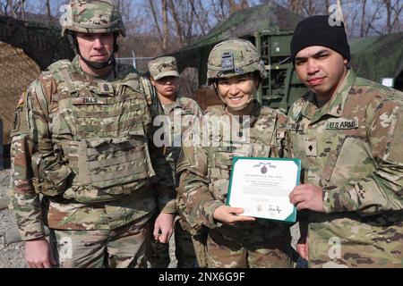 Soldiers assigned to 541st Field Feeding Company, 498th Combat ...