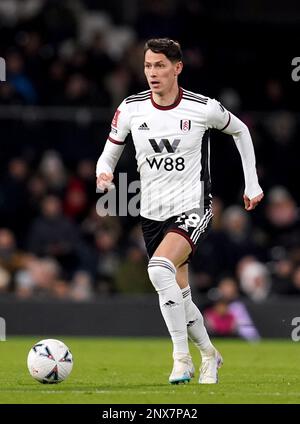 Fulham's Sasa Lukic during the Emirates FA Cup third round match at ...