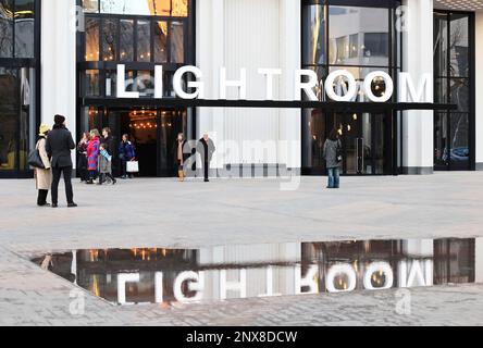Exterior of Lightroom, the new art venue on Lewis Cubitt Square at ...