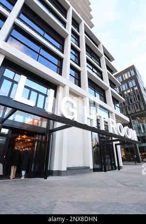 Exterior of Lightroom, the new art venue on Lewis Cubitt Square at ...