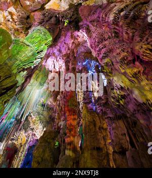 Inside the Impressive St Michael's Cave in Gibraltar Stock Photo - Alamy