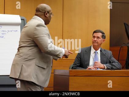 Chief Assistant District Attorney Clint Rucker, with a photo of Diane ...