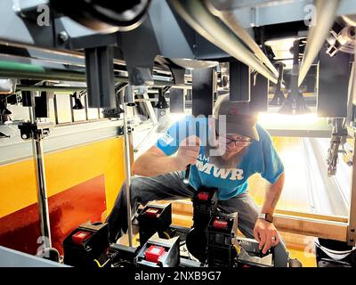 Marne Lanes Bowling Center recreation specialist, JR Barnard (left ...