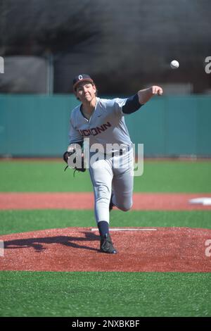University of Connecticut Huskies pitcher Chase Gardner (37) during ...