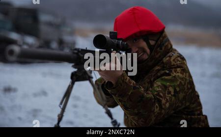 A solider with the 1st Regimental Landing Team, Japan Ground Self ...