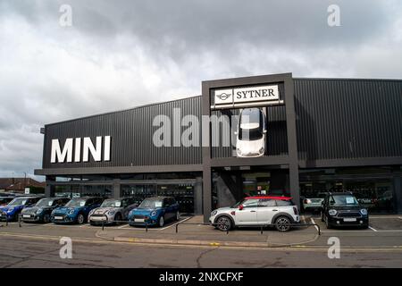 A Sytner Mini car dealership in a U.K. city Stock Photo - Alamy