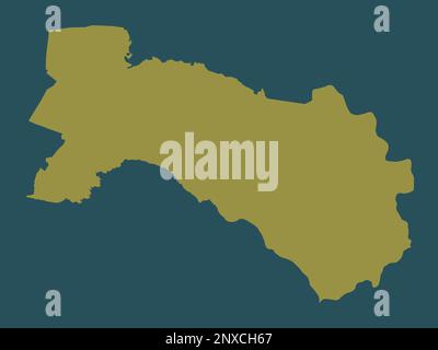 Chachoengsao, province of Thailand. Solid color shape. Locations of ...