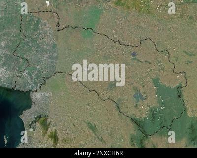 Chachoengsao, province of Thailand. High resolution satellite map ...