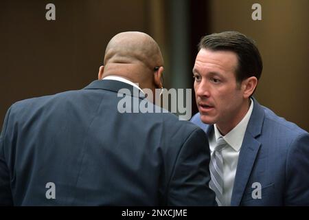 Lead prosecutor Clint Rucker, left, and Assistant District Attorney ...