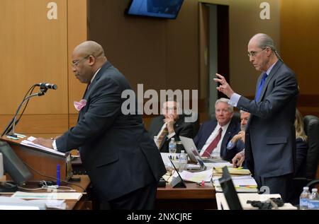 Lead prosecutor Clint Rucker, left, and Assistant District Attorney ...