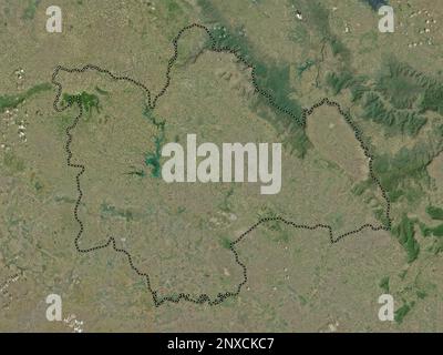 Kalasin, province of Thailand. High resolution satellite map. Locations ...