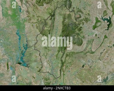 Phetchabun, province of Thailand. High resolution satellite map ...