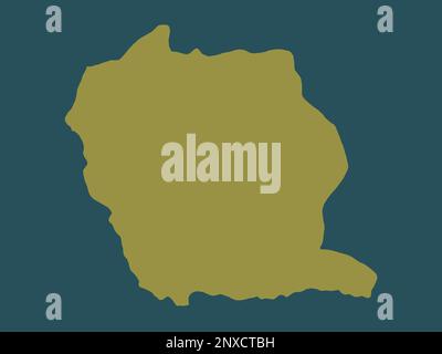 Phichit, province of Thailand. Solid color shape. Locations and names ...