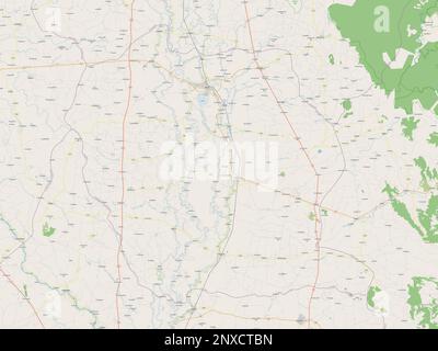 Phichit, province of Thailand. Open Street Map. Locations and names of ...