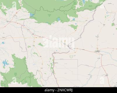 Sa Kaeo, province of Thailand. Open Street Map. Locations and names of ...
