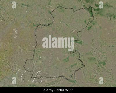 Roi Et, province of Thailand. High resolution satellite map. Locations ...